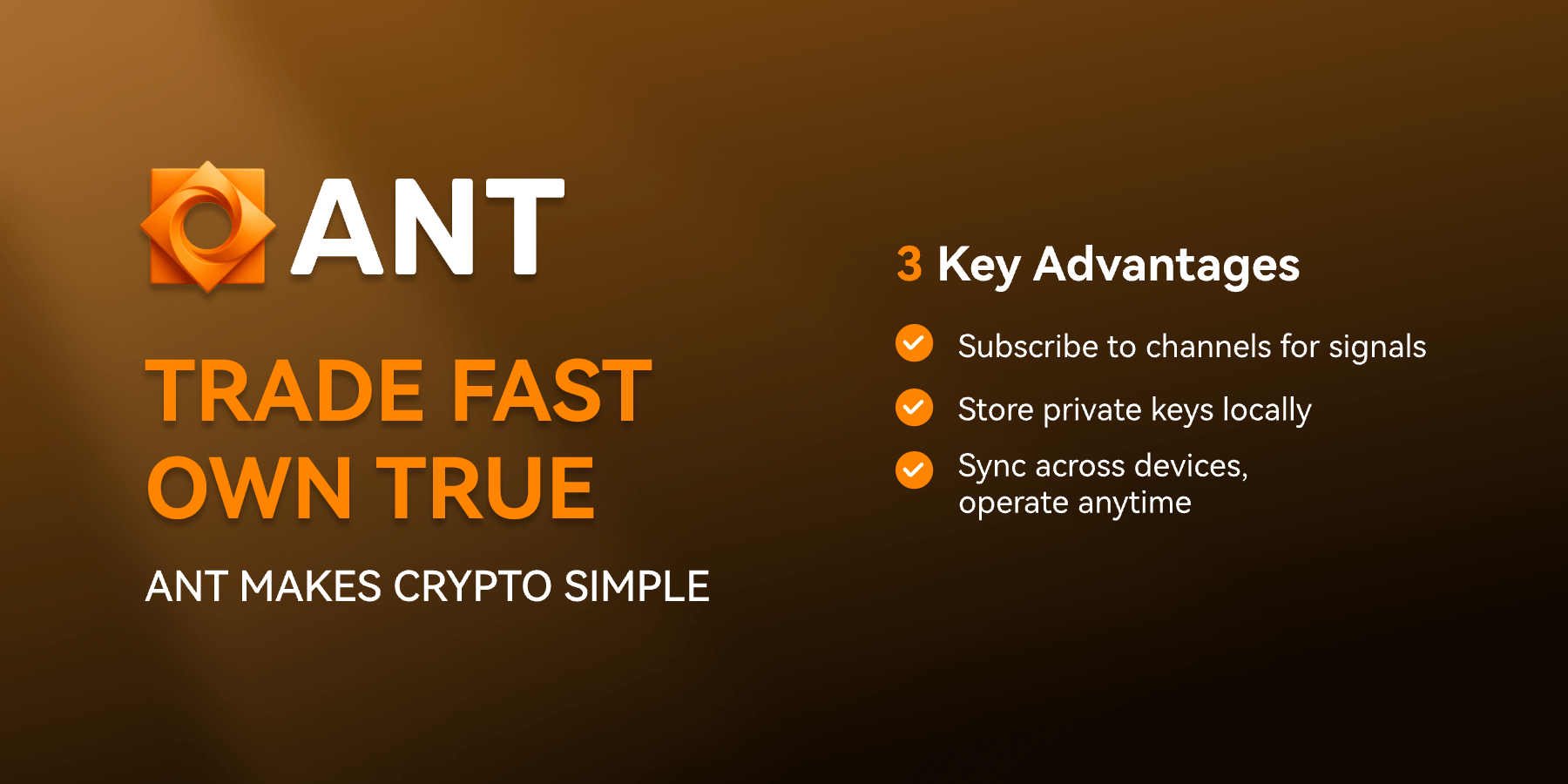 ANT.FUN - TRADE FAST, OWN TRUE